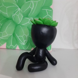 Boneco bob robert planta com suculenta em biscuit | Shopee Brasil