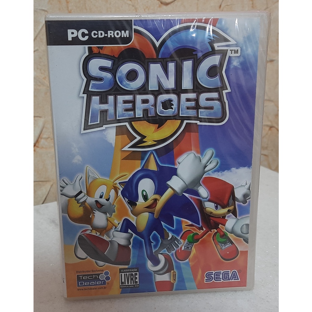 Sonic Heroes PC CD-ROM Novo Original - PC - Escorrega o Preço