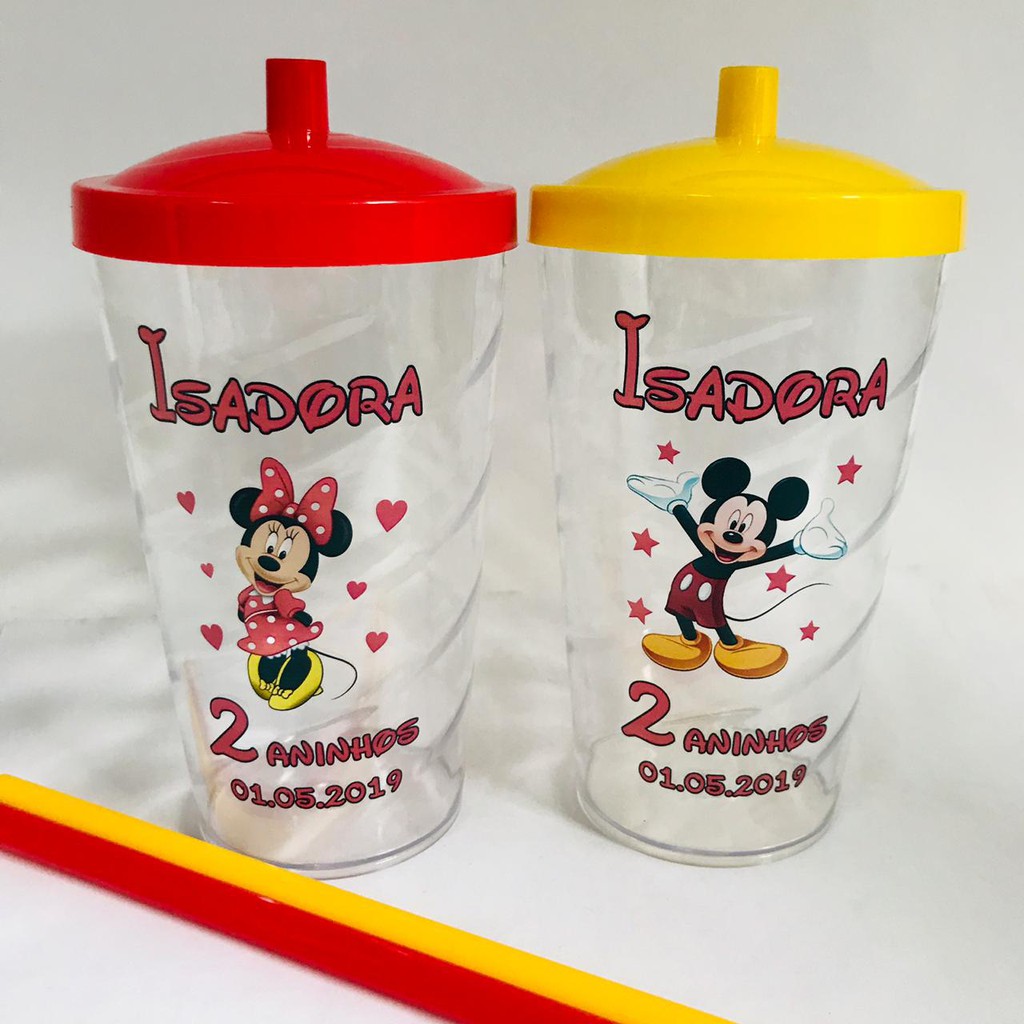 15 Copos Twister Shake Personalizado Lembrancinha Infantil (Fazemos ...