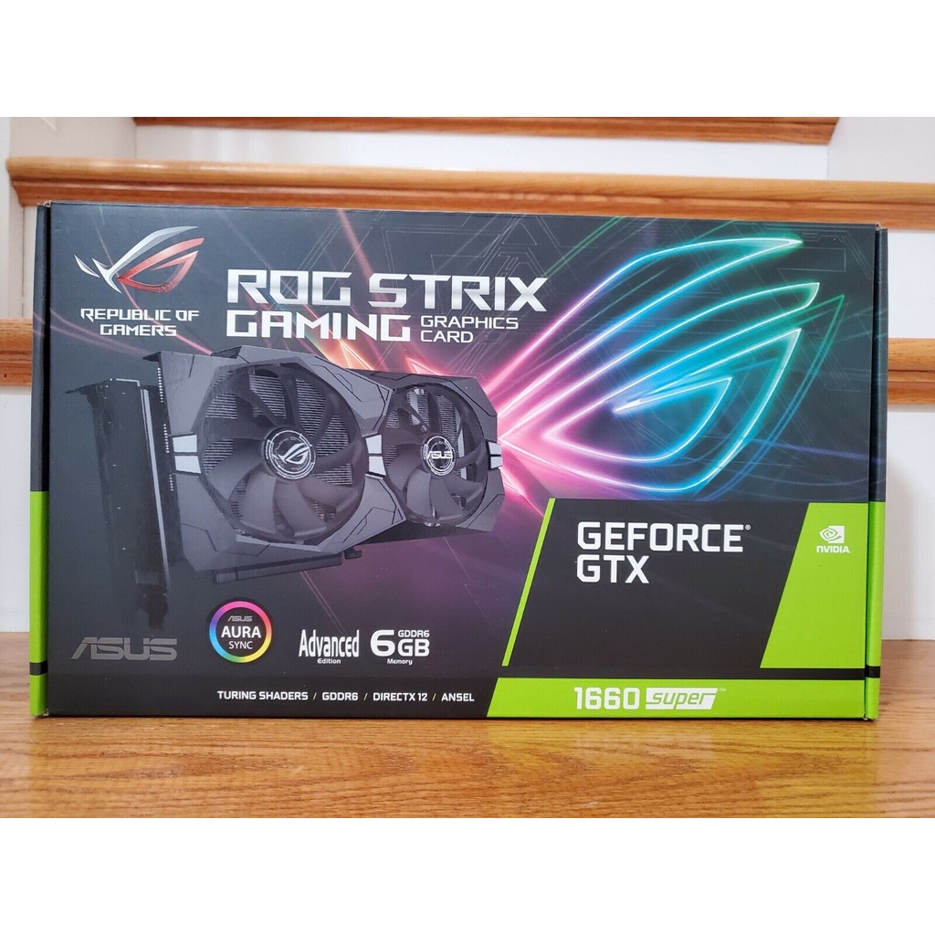 NOVO: ASUS ROG Strix GeForce GTX 1660 Super 6GB GDDR6 | Shopee Brasil