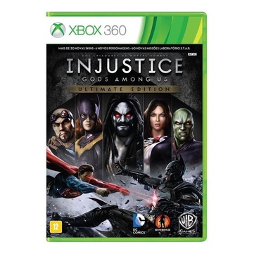 INJUSTICE GODS AMONG US ULTIMATE EDITION XBOX 360 E ONE NOVO JOGO ...