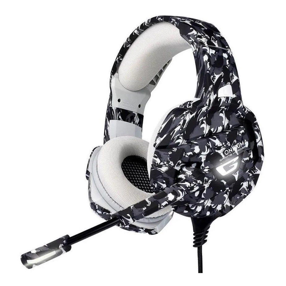 Headset Gamer Onikuma K5 Camo Com Luz Led | Shopee Brasil