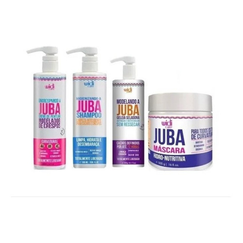 Kit Encrespando A Juba 500ml / Modelando a Juba Geleia e Higienizando ...