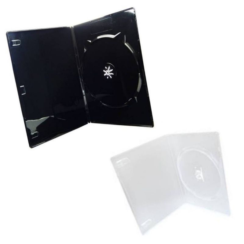 Capas de DVD pretas e transparentes finas e grossas | Shopee Brasil