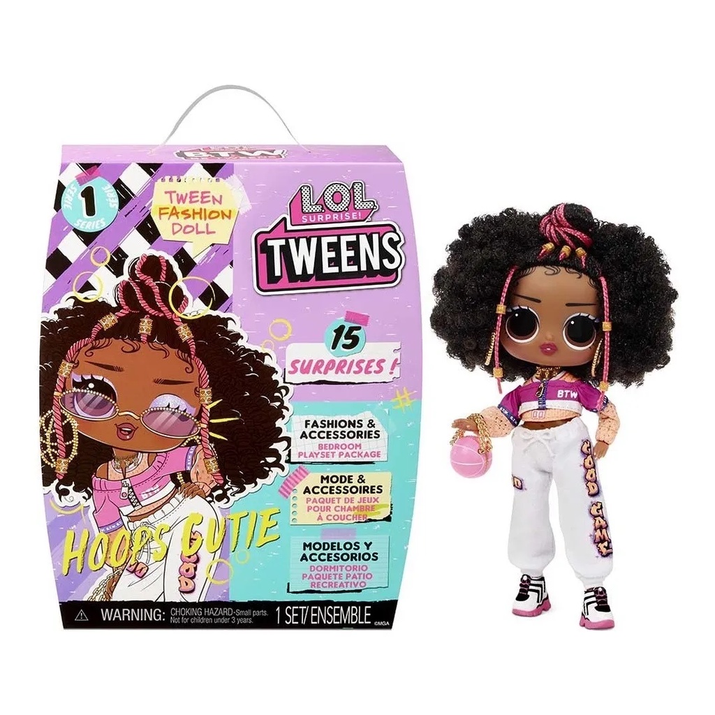 Brinquedo Lol Surprise Tweens Fashion Doll Hoops Cutie - CANDIDE 8975 | Shopee Brasil