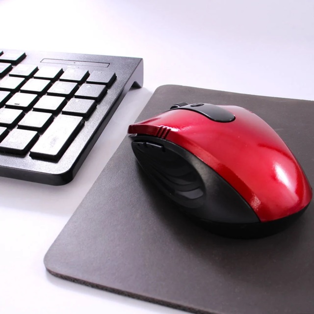 Mouse sem fio wireless Lehmox Ley-172 vermelho | Shopee Brasil