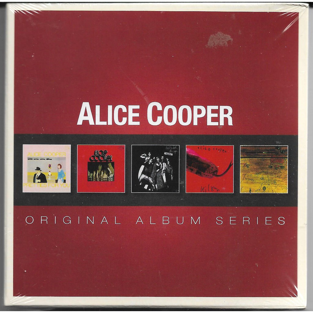 CD Box Alice Cooper - Original Album Series - Box com 5 CDs Lacrado ...