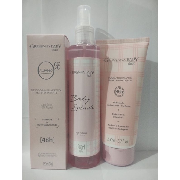 Kit Giovanna Baby Zero Alumínio Classic Rosa | Shopee Brasil
