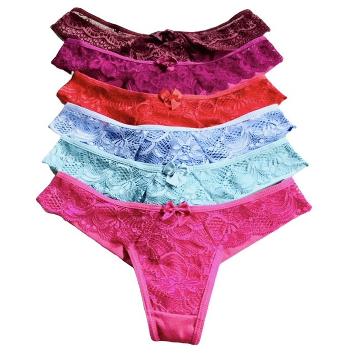 kit 5 calcinhas com renda fio duplo revenda calcinha renda fio duplo ...