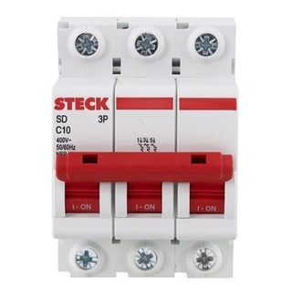 Disjuntor Trifasico 3p 10a C 3ka Din Curva C Articulada Sdd63c10 Steck | Shopee Brasil