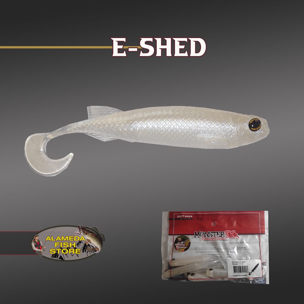 Isca Artificial - E-SHED 12CM | Shopee Brasil