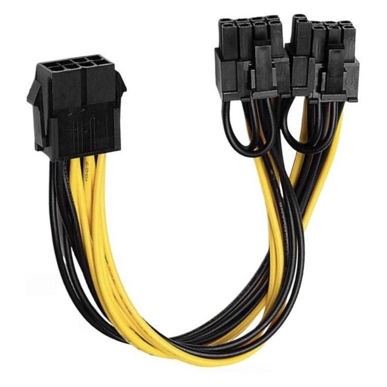 Cabo Adaptador Pcie Multiplicador Spliter 8 Pinos E 6+2 Pci | Shopee Brasil