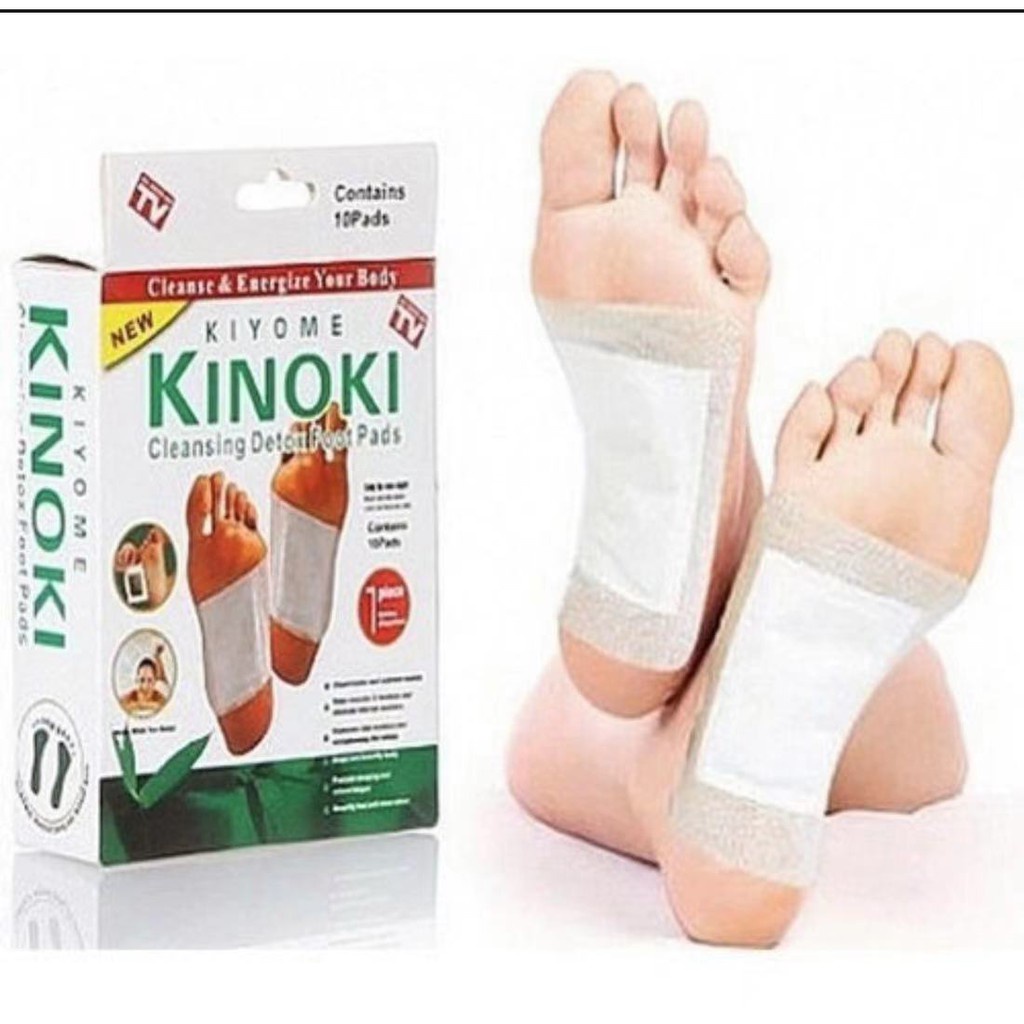 Kinoki 10 Adesivos Eliminador de Toxinas Detox Natural P/ Pés ...