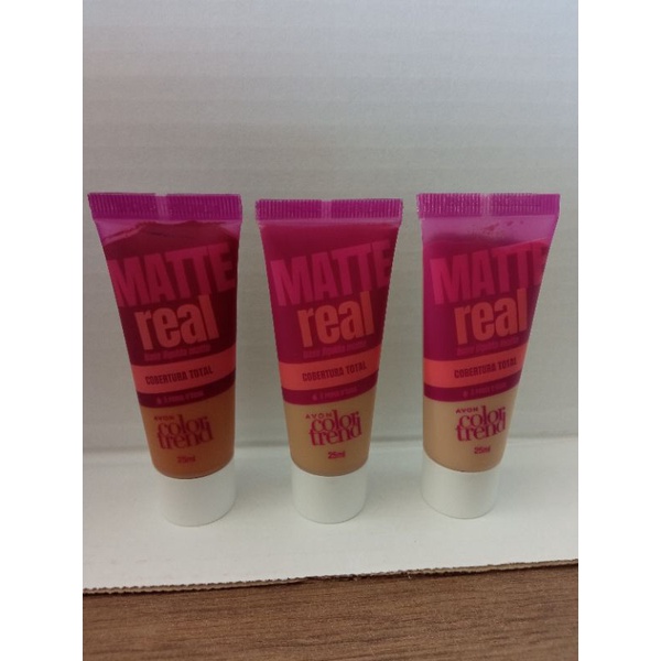 Base liquida matte real Avon 25ml | Shopee Brasil