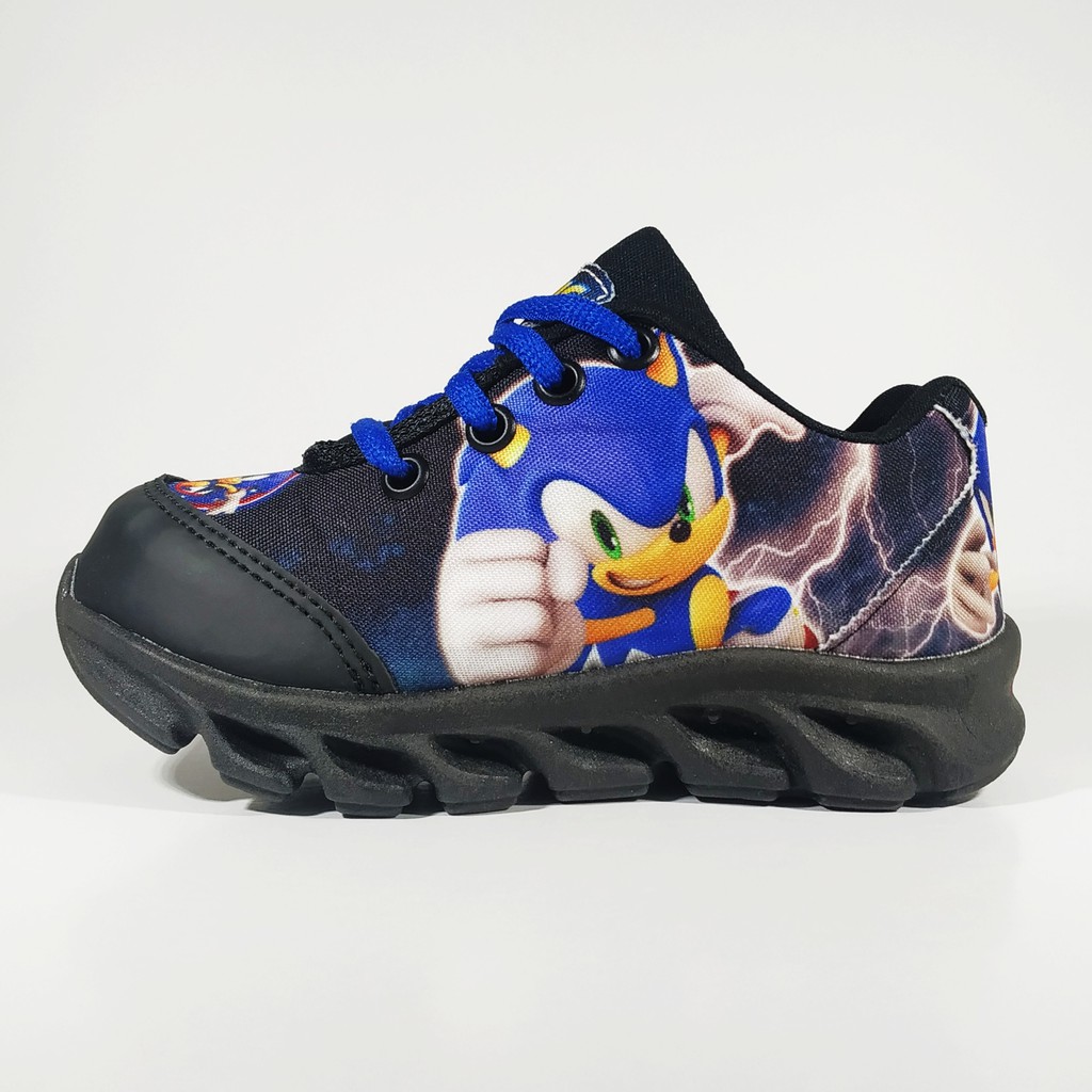 Tênis Infantil LED SONIC de Menino Com Led Luzinha Personagem tenis com ...