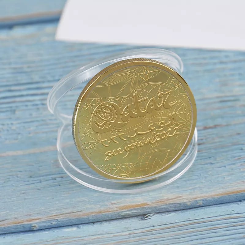 Moeda Copa Do Mundo De Futebol Qatar 2022 -world Cup Four - Escorrega o ...