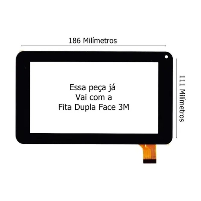 Tela Touch Tablet Multilaser M7s M7-s Quad Core 7 Pol C/ 3m | Shopee Brasil