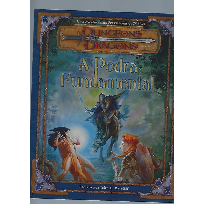RPG de Mesa Dungeos e Dragons: Livro de Aventuras - A Pedra Fundamental ...