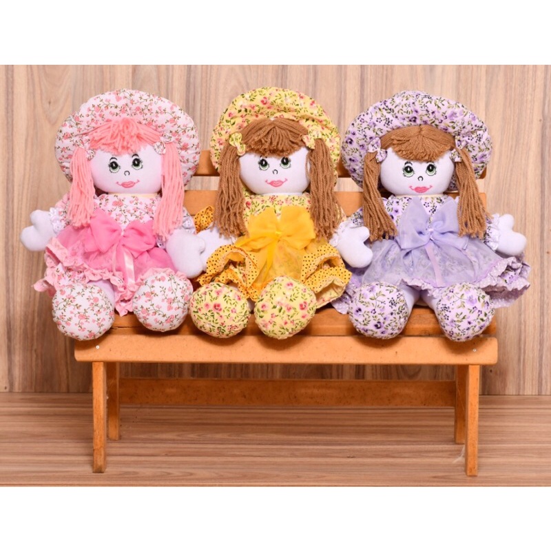 Boneca pano Maria Valentina | Shopee Brasil