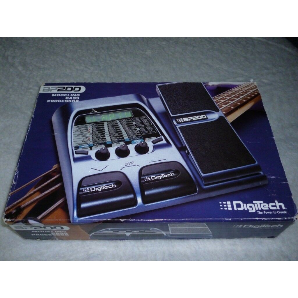 DigiTech BP200 Bass Modeling Processor Made in USA | Shopee Brasil
