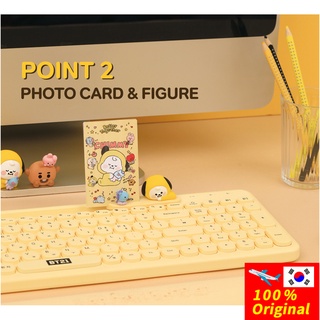 BTS BT21 ROYCHE Official My Little Buddy Multi-Pairing Wireless Keyboard | Shopee Brasil