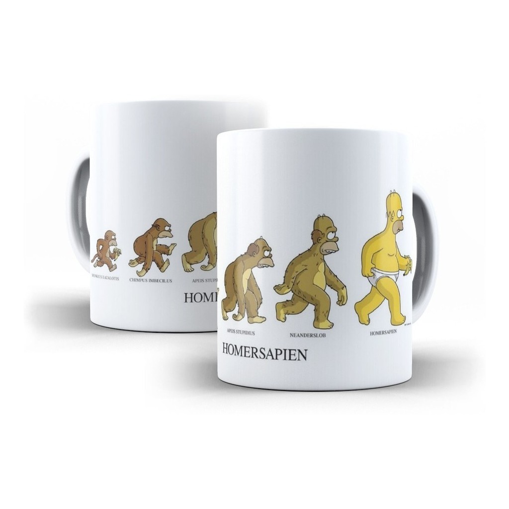 Caneca Simpsons Homersapien | Shopee Brasil