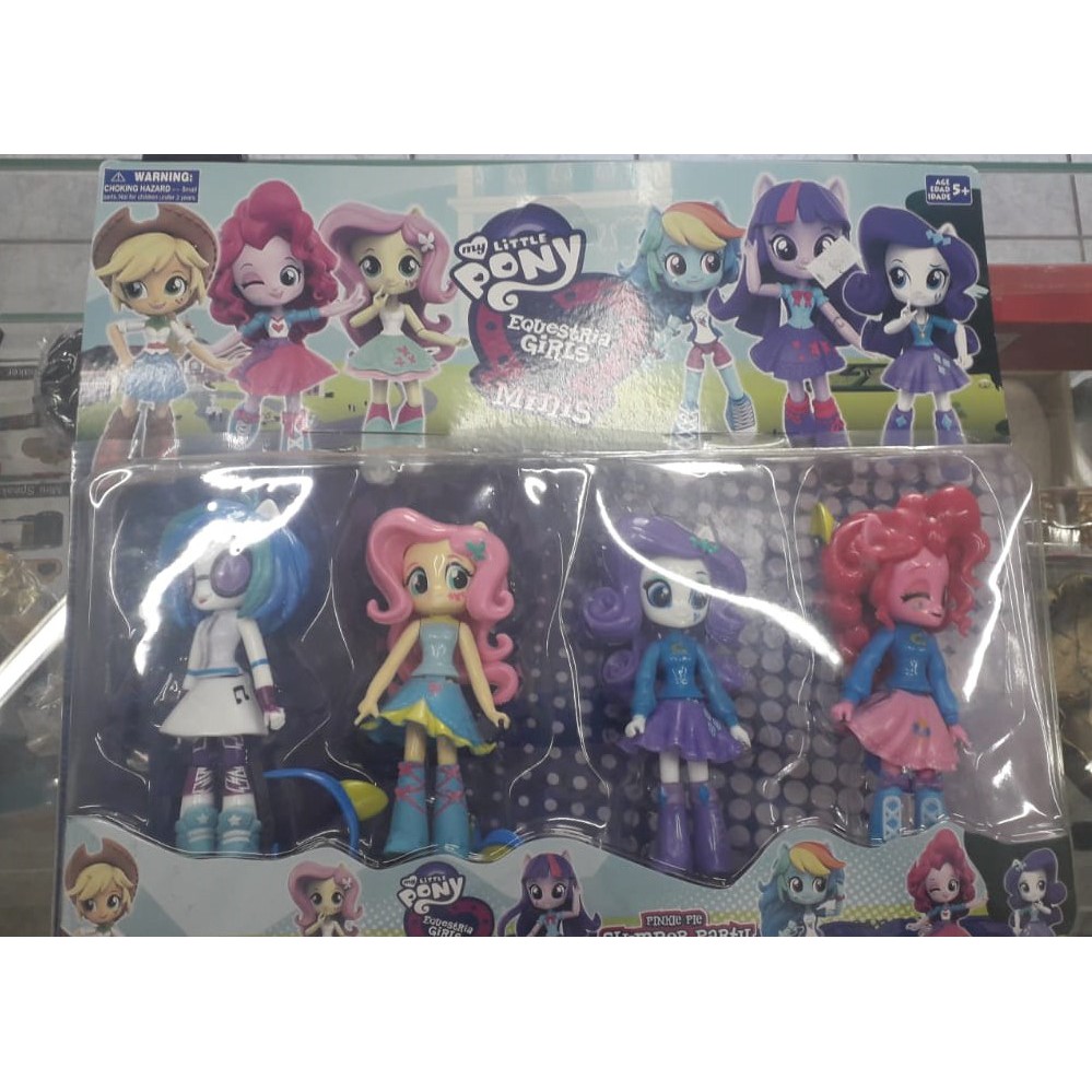 Cartela Mini My Liitle Pony Equestria Girls | Shopee Brasil