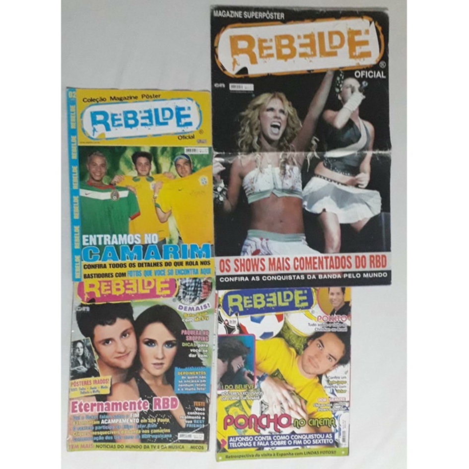Kit revista poster banda RBD (usado) | Shopee Brasil