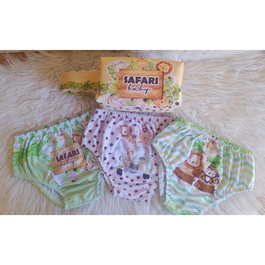 Kit Cueca com bolsinha box personalizadas PMG | Shopee Brasil