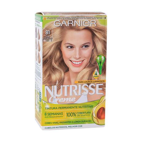 Tintura Nutrisse creme Garnier 81 louro paixão | Shopee Brasil