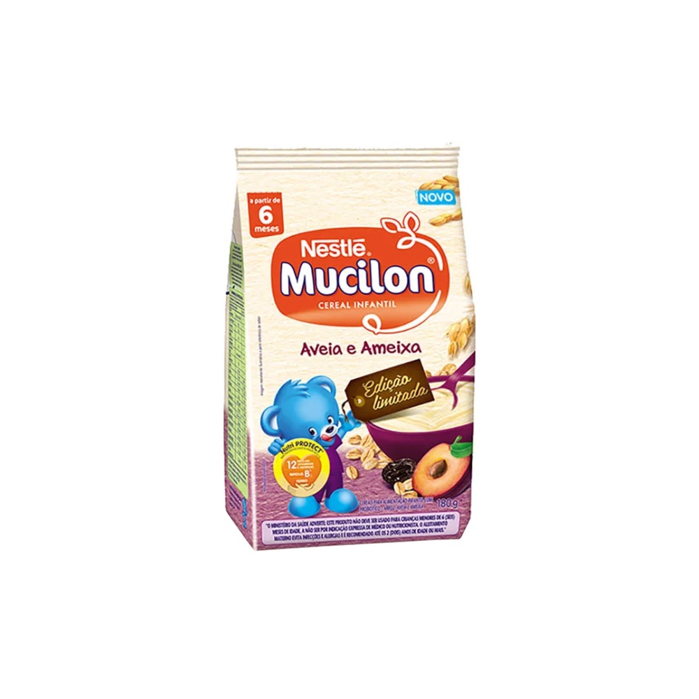 Mucilon Ameixa/aveia Sachê 180g | Shopee Brasil