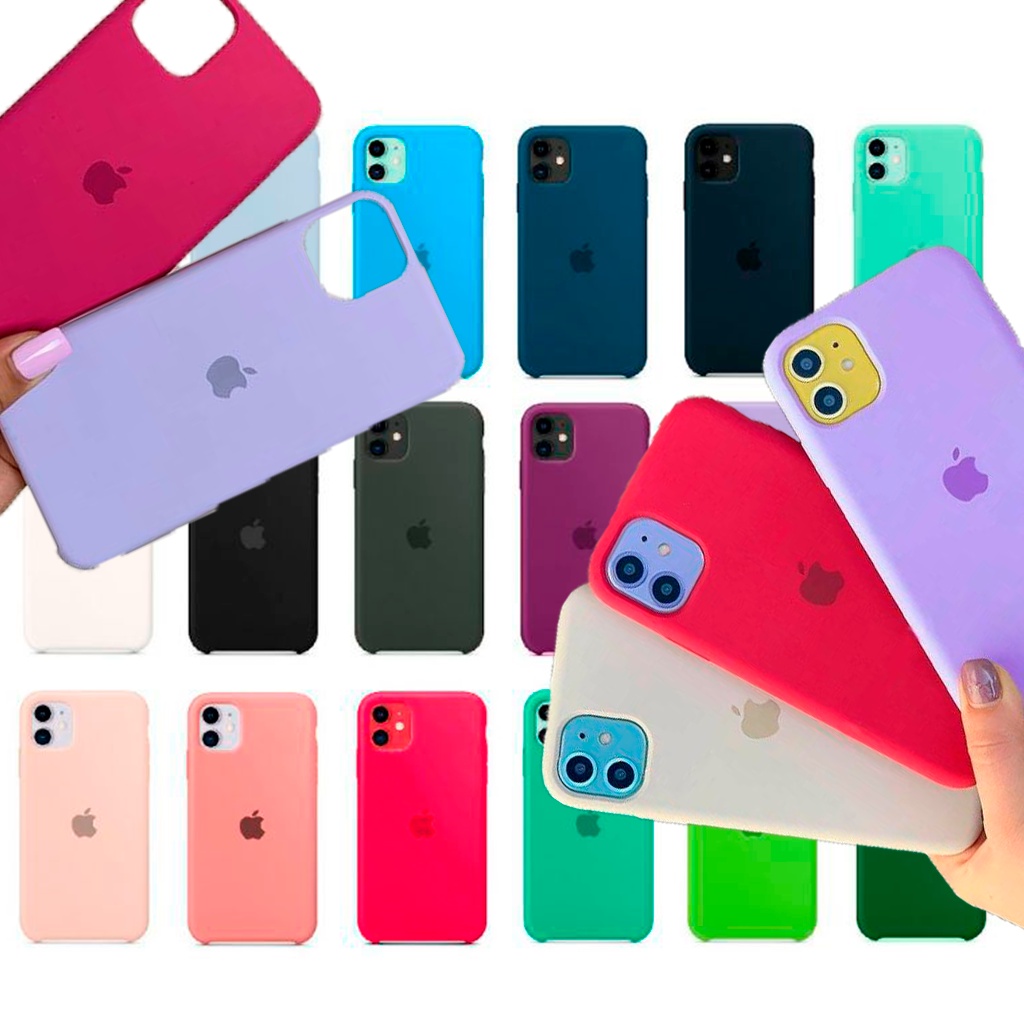 Case Capinha Capa iPhone 11 Apple Silicone Interior Aveludada ...