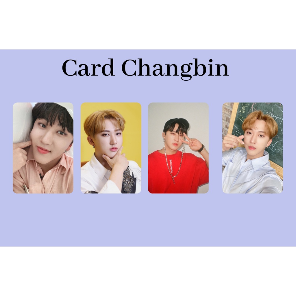 Card Stray Kids Changbin Photocard Changbin | Shopee Brasil