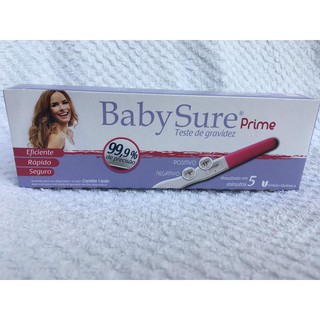 Teste de Gravidez Baby Sure Prime - Teste formato em Caneta | Shopee Brasil