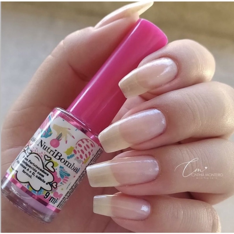 Base Endurecedora de Unha Nutribomba com Formol | Shopee Brasil