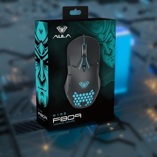 Mouse Aula Wind F809 Gaming Mouse 3200 Dpi Com Fio Usb | Shopee Brasil