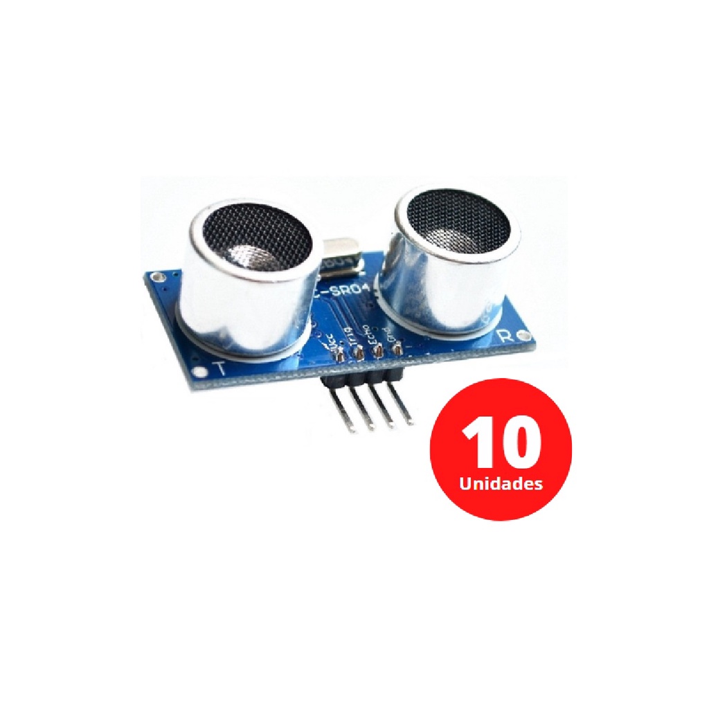 Hc-sr04 Sensor Ultrassonico 10 Unidades Esp8266 Arduino | Shopee Brasil