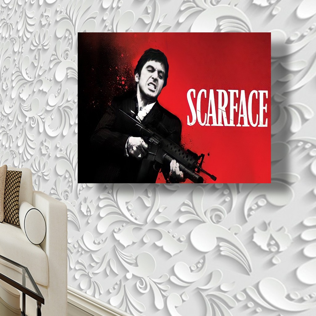Placa Quadro Decorativo - Scarface / Tony Montana / Al Pacino | Shopee ...