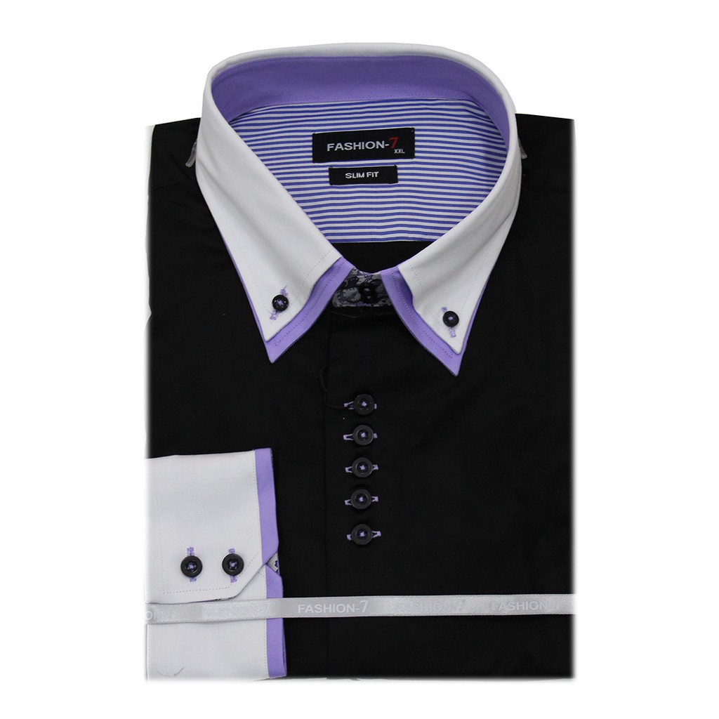 camisa masculina slim fit zafferano fashion 7 tendencia manga longa ...
