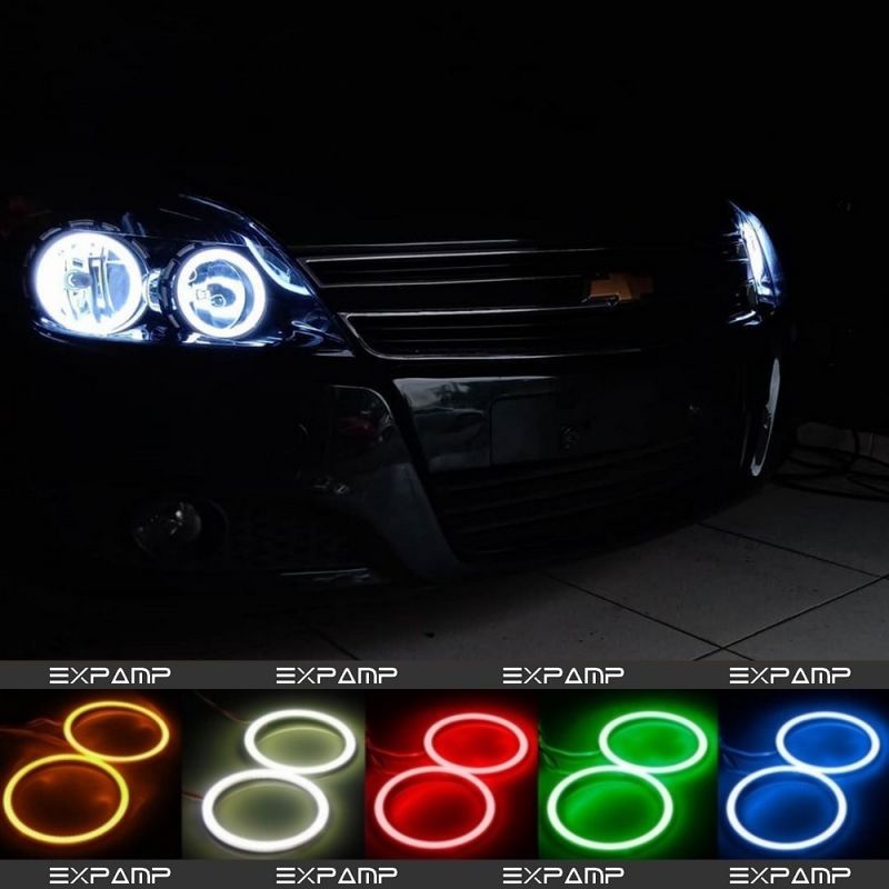 Angel Eyes Rgb P/ G3 Vectra - Muda De Cor C/ Controle | Shopee Brasil