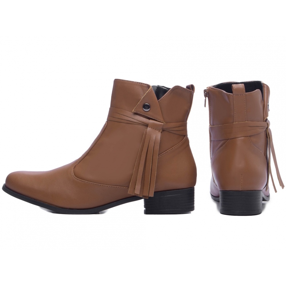 Bota Cano Curto Feminina | Shopee Brasil