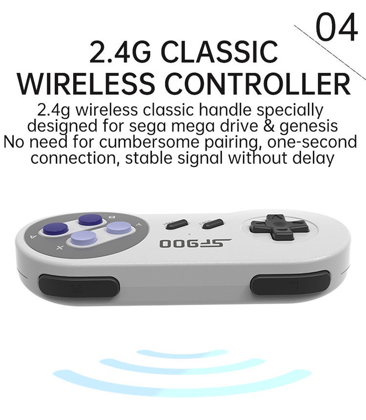 16bit Wireless HDMI Console TV Retro Para SNES NES 1500 + Game Stick ...