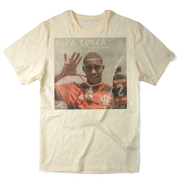 Camiseta Algodao Mc Poze do Rodo Funk Rap Pitbull Malvadao Musica Hype ...