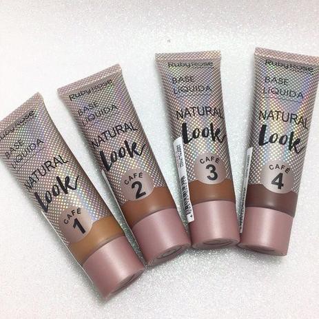 base liquida natural look ruby rouse | Shopee Brasil
