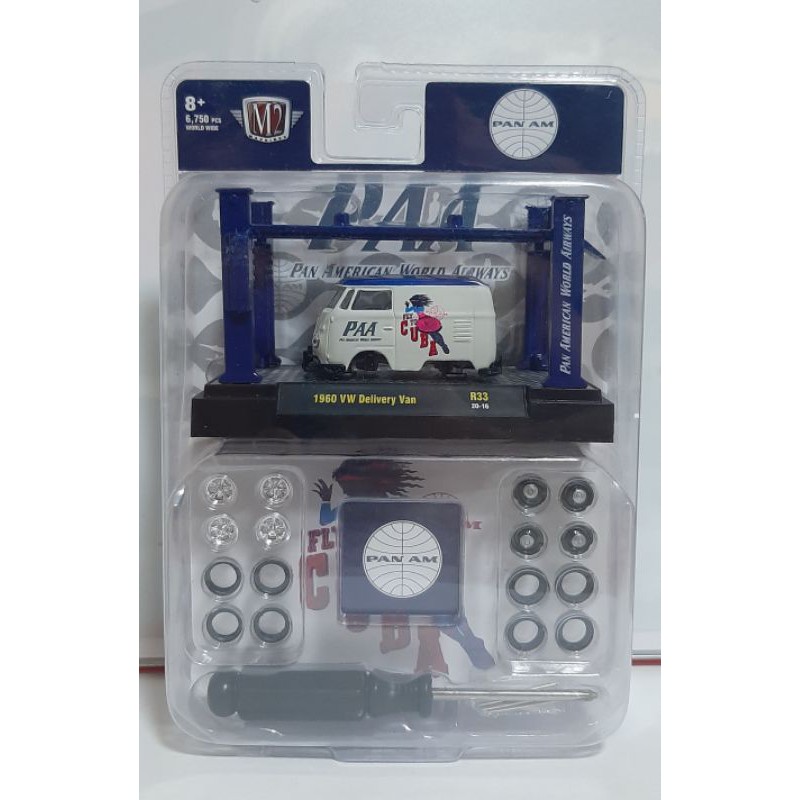 M2 Machines 1960 VW Delivery Van Kool Kombi Shorty Van | Shopee Brasil