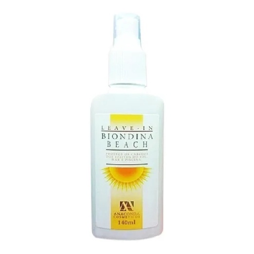 Biondina Beach Leave-in Protege Os Cabelos Do Sol 140ml | Shopee Brasil