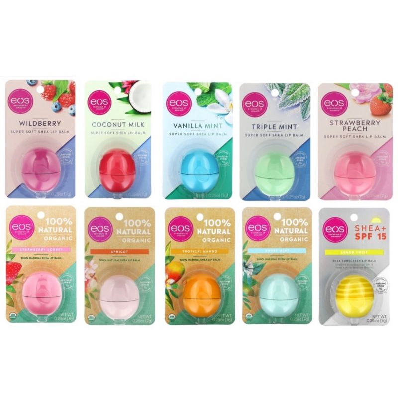 Hidratante labial Eos | Shopee Brasil