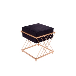 Puff de ferro para sentar Quadrado, Design moderno | Shopee Brasil