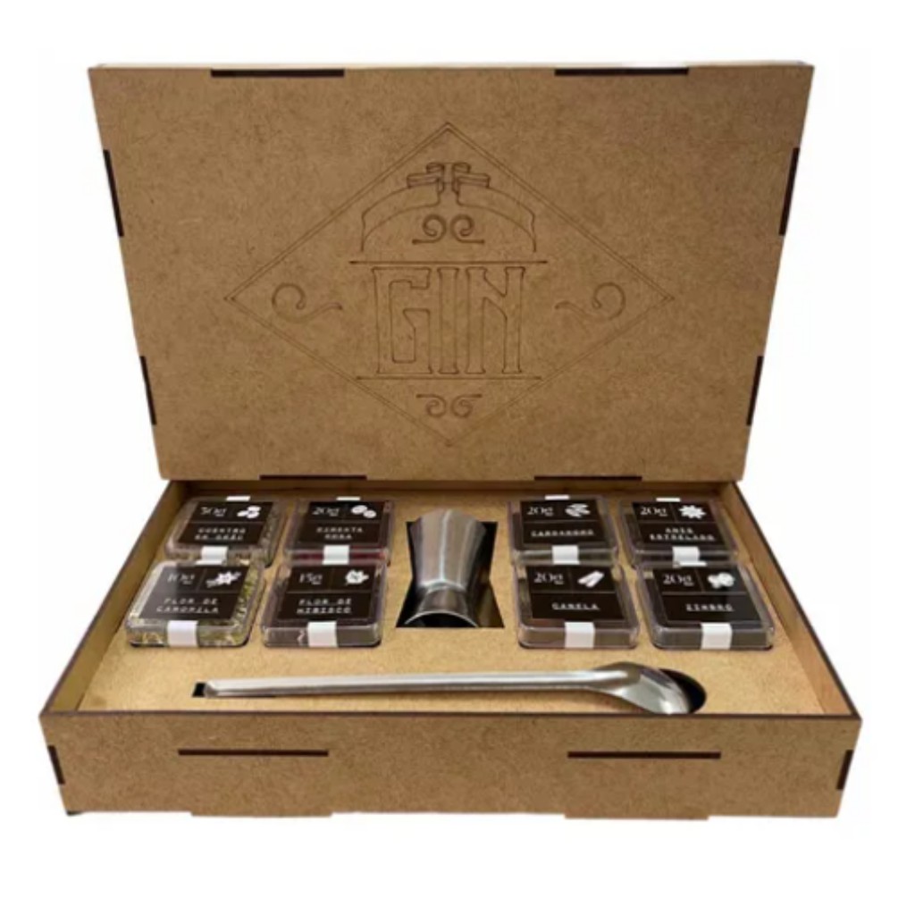 Kit 08 Especiarias Gin Tônica Com Dosador E Colher Bailarina ...