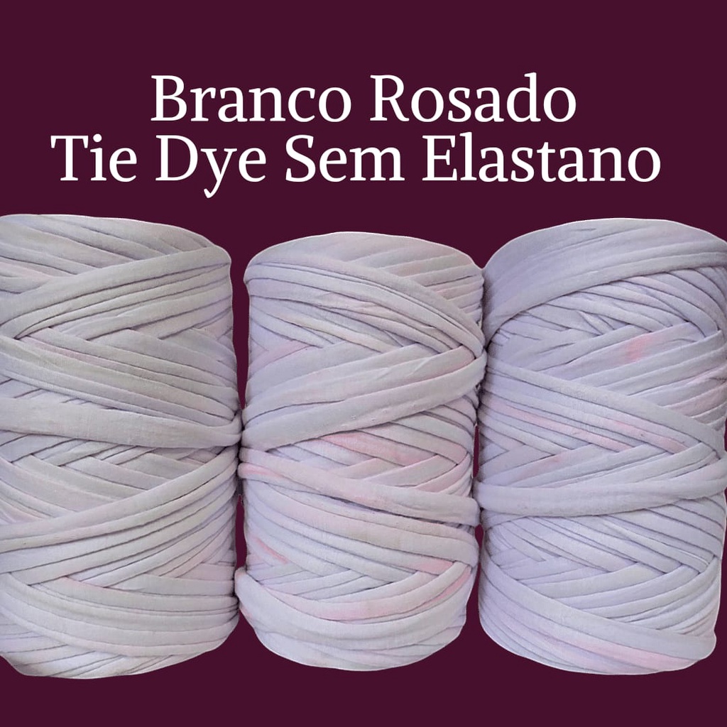 Fio de malha para croche tipo residual Contendo 1 Cone De 500g cor ...